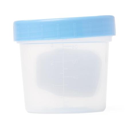 Medline Specimen Container, 4.5 Oz., Polypropylene, With Screw Lid, 1 ...