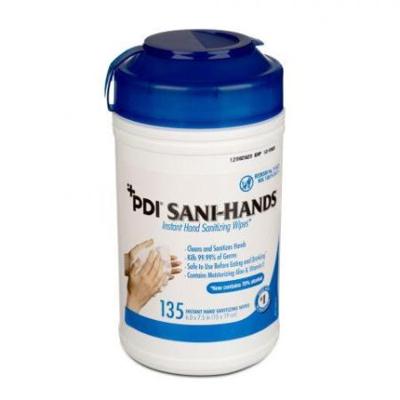 PDI Sani-Hands Instant Hand Sanitizing Wipes, Unscented, 70% Strength ...