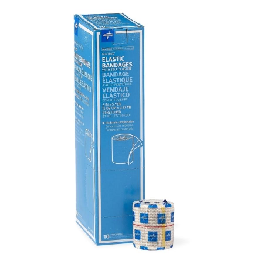 Medline Matrix Double Hook and Loop Closure Elastic Bandages, Non ...