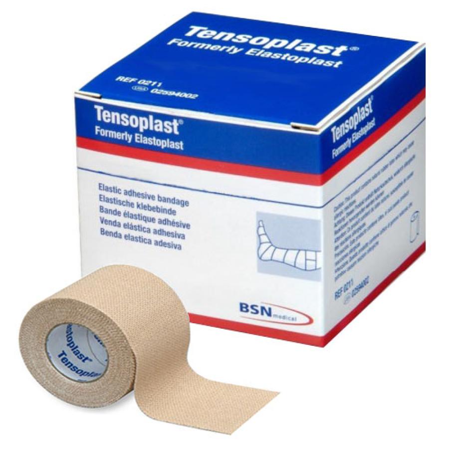 Essity Jobst Tensoplast Elastic Adhesive Bandages, White 1 Inch x 5 Yd ...