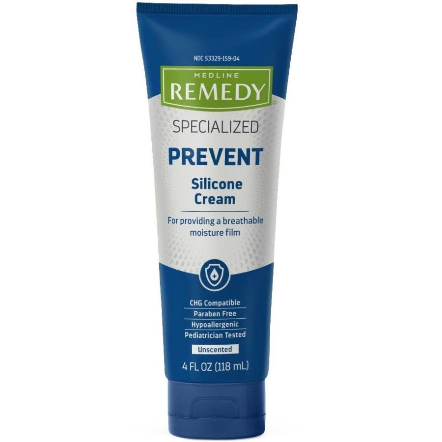 Medline Remedy Specialized Silicone Cream, Unscented, 4 Oz., 12.5% ...