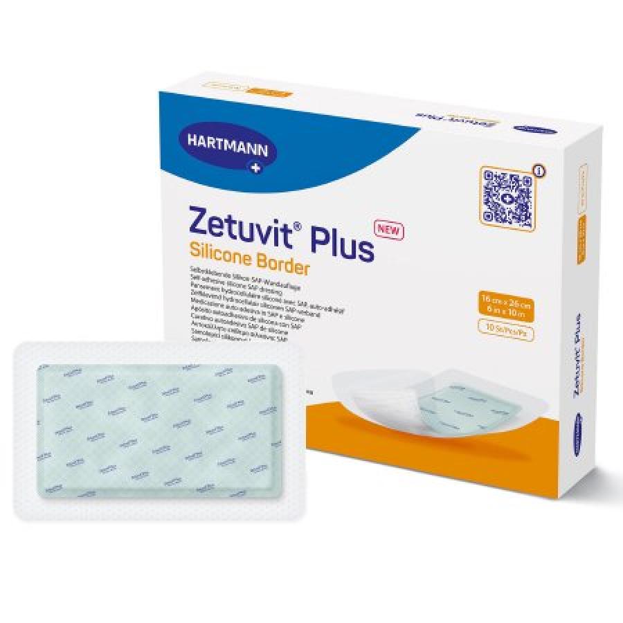 Hartmann Zetuvit Plus Silicone Border Super Absorbent Dressings ...