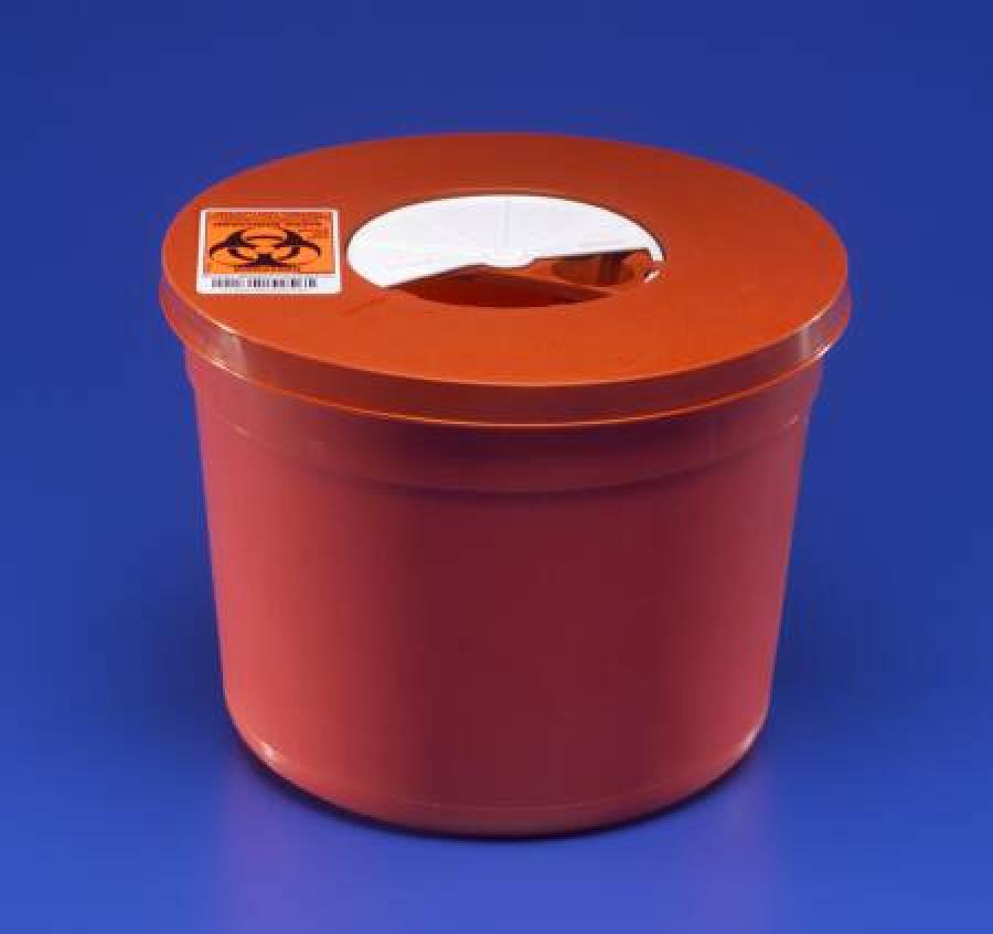 Cardinal Health SharpSafety Multi-purpose Sharps Container, 6-3/4 x 8-3 ...