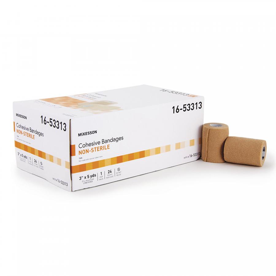 McKesson Self-adherent Closure Cohesive Bandages, Non-Sterile, Tan ...