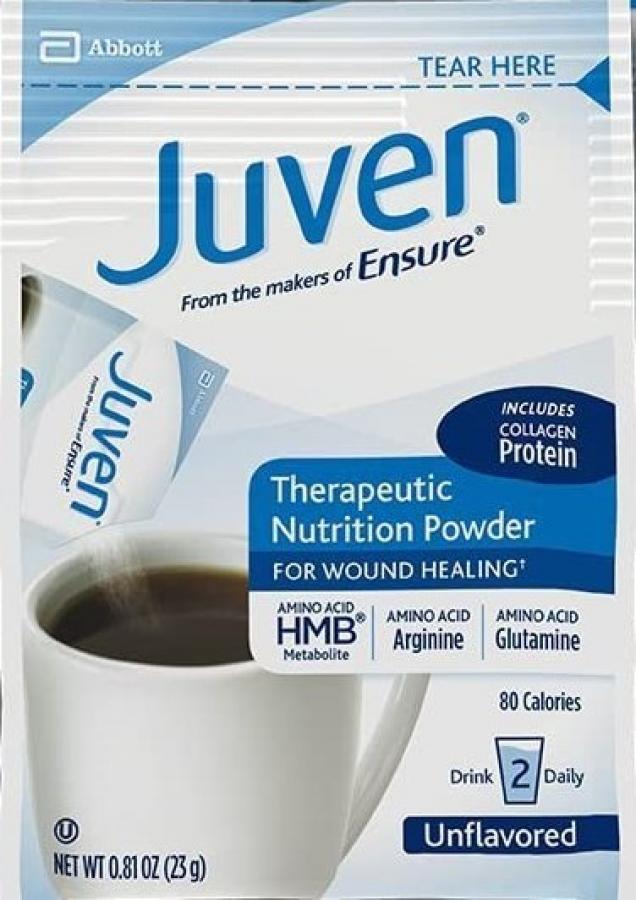 Juven Therapeutic Nutrition Powder, Arginine/Glutamine, 0.82 Oz ...