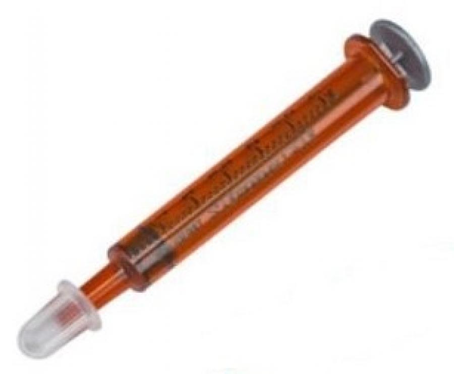 Cardinal Health Monoject Oral Medication Syringes, 0.1 mL Increments ...