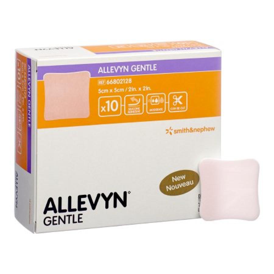 Smith & Nephew Allevyn Gentle Border Silicone Foam Dressings, Silicone ...