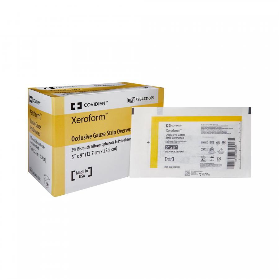 Cardinal Health Xeroform Occlusive Petrolatum Impregnated Dressings, 3% ...