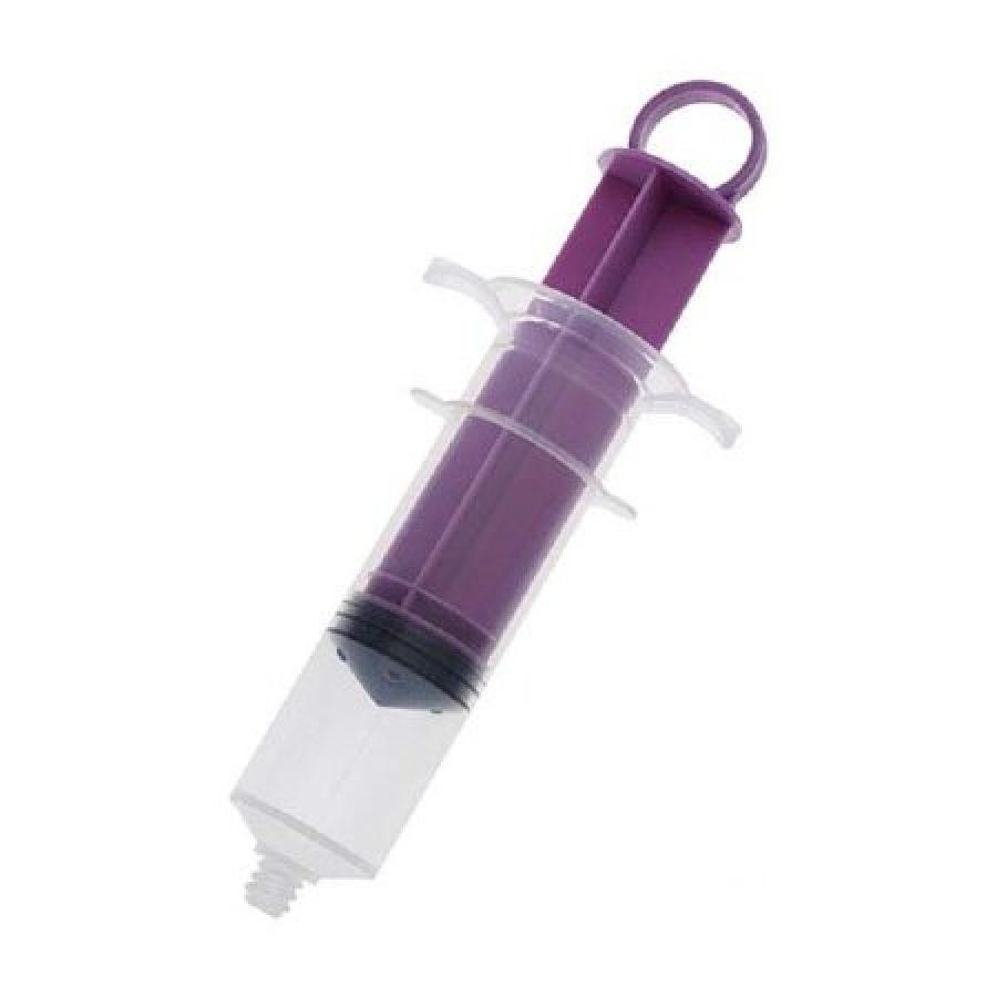 Amsino Thumb Control Ring Syringe with ENFit Tip, 60cc, Enteral Feeding ...