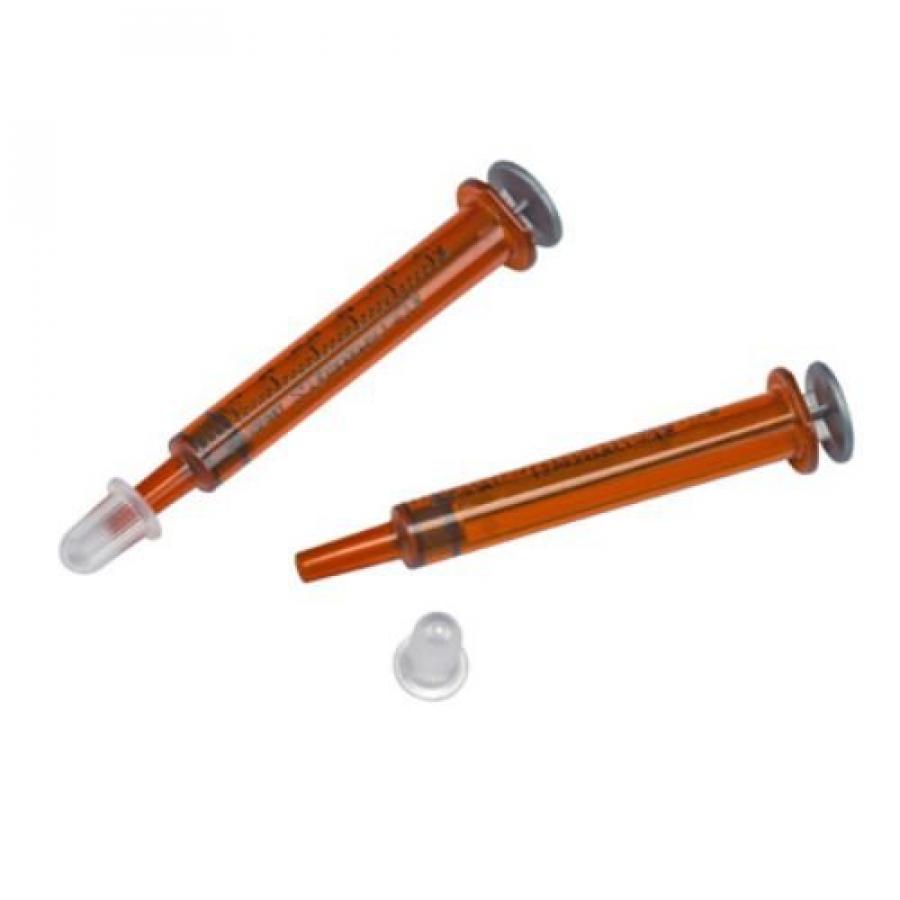 Cardinal Health Monoject Oral Medication Syringes, 0.1 mL Increments ...