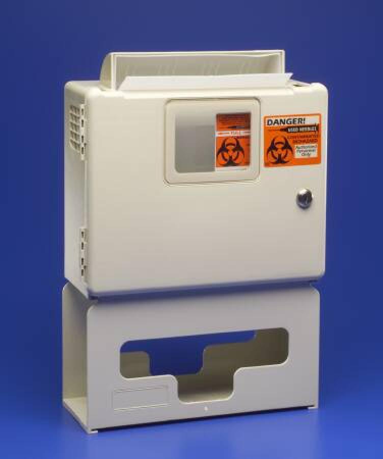 SharpSafety In-Room Glove Box Holder, For Standard Glove Boxes, 10 ...