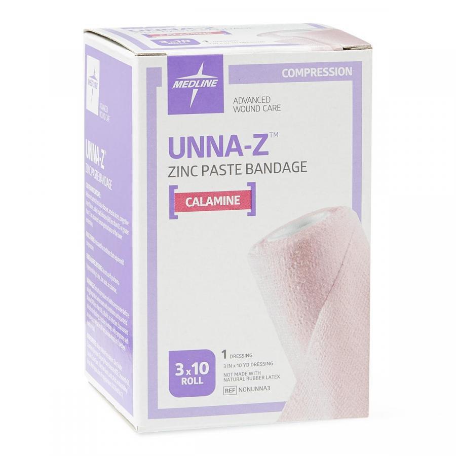 Medline Unna-Z Zinc Paste and Calamine Bandage, 1 Count, #NONUNNA3