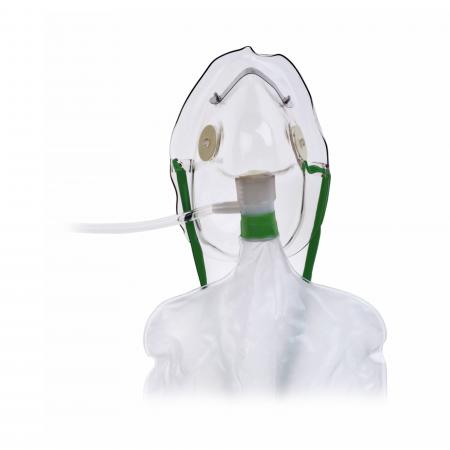 Teleflex Medical Non-Rebreather Oxygen Masks, Clear, Adjustable Head ...