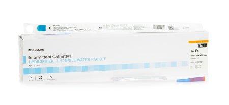 McKesson Urethral Catheter Straight Tip Hydrophilic Coated PVC 16 FR ...