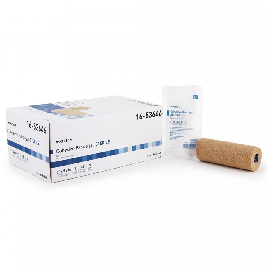McKesson Self-adherent Closure Cohesive Bandages, Sterile, Tan, Elastic ...