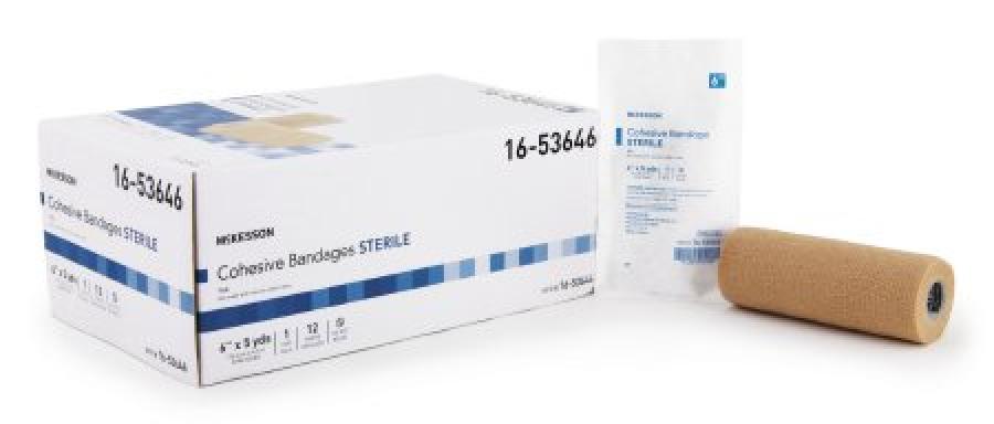 McKesson Self-adherent Closure Cohesive Bandages, 6 Inches x 5 Yards ...