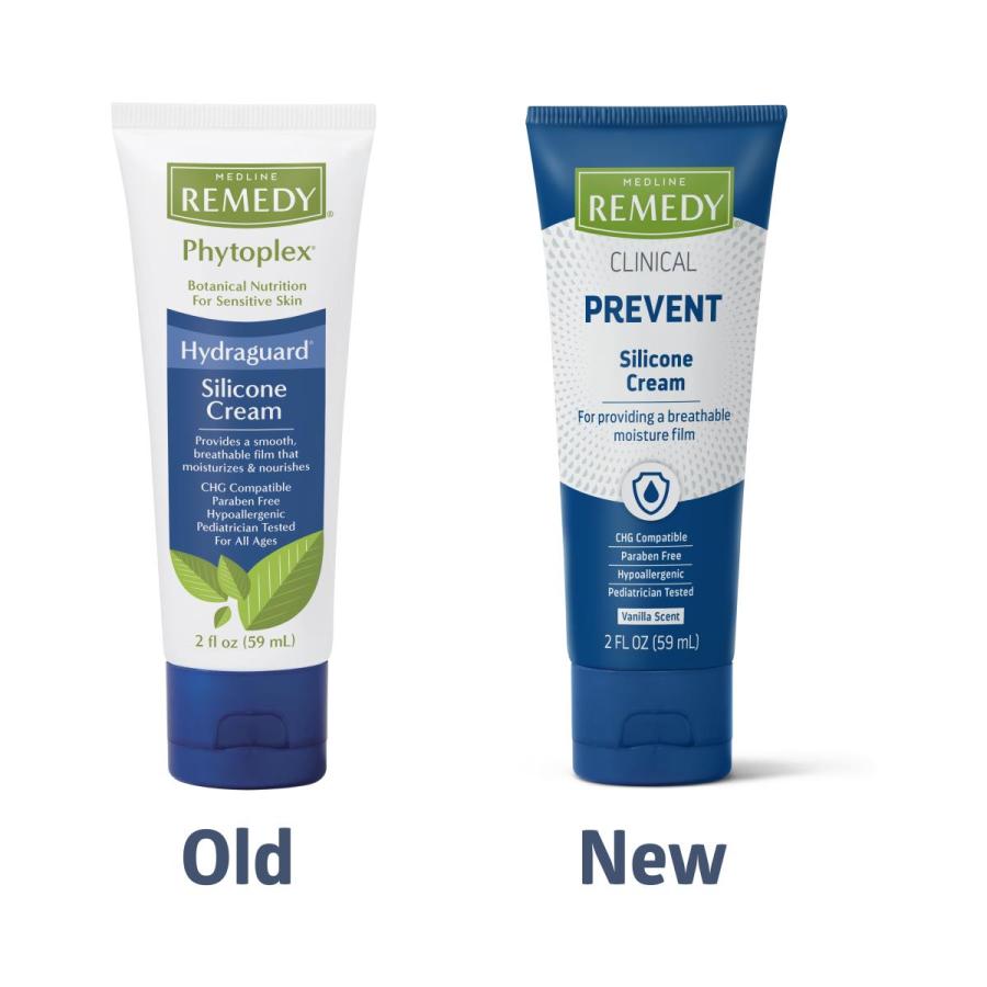 Medline Remedy Hypoallergenic Phytoplex Hydraguard Silicone Cream, 24% ...