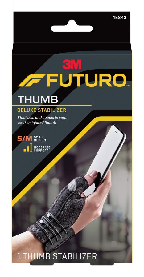 3M Futuro Deluxe Thumb Stabilizer, Adult, Small/Medium, 5 - 6-1/2 in ...