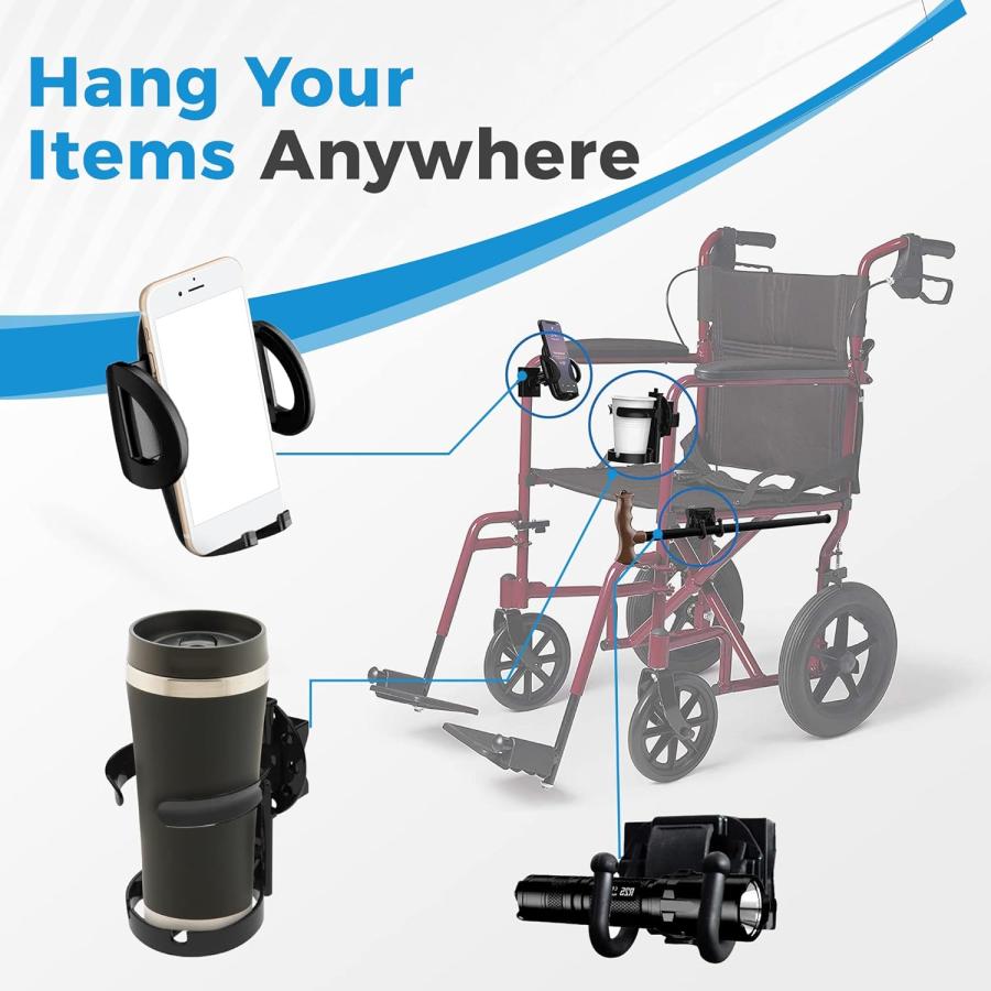 Easy To Use Products Mobility Combo Pack For Walker/Wheelchair, 3-in-1 ...