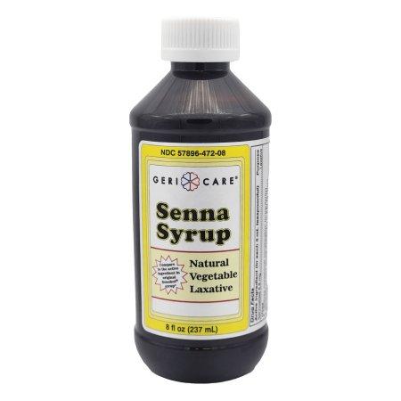 Geri-Care Senna Syrup Laxative, 8 oz, Senna Leaf Extract, Chocolate ...