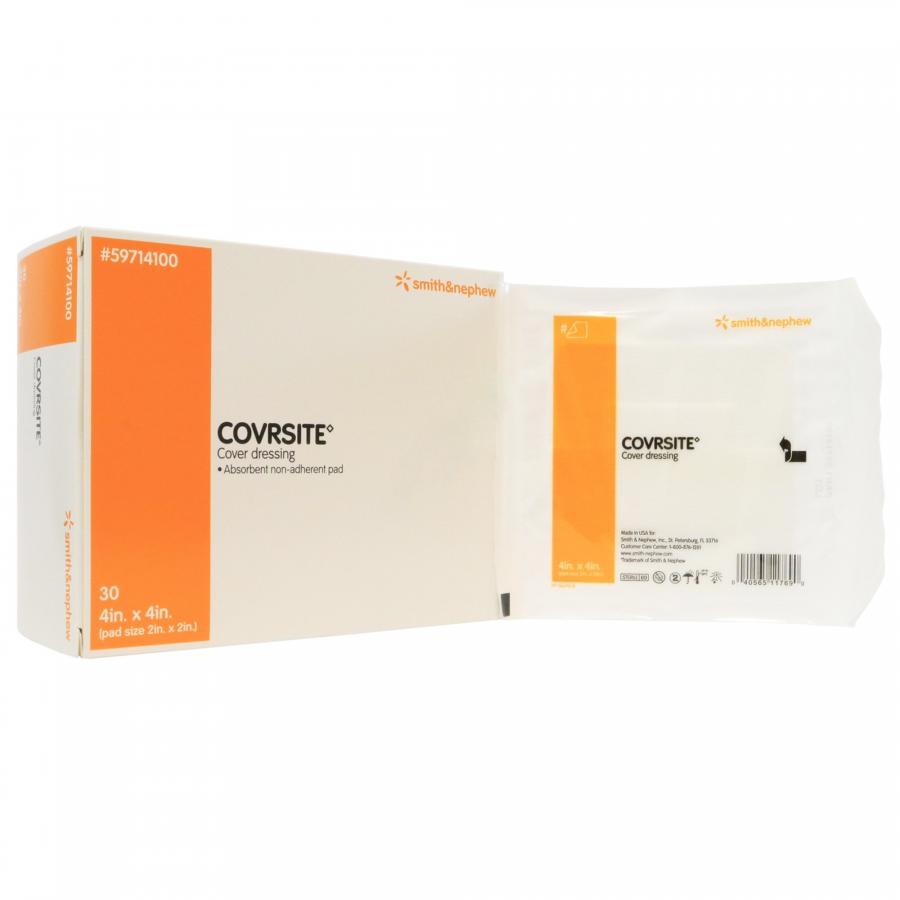 Covrsite Composite Dressing, 4 x 4 In., White, Square, Sterile, 30 ...