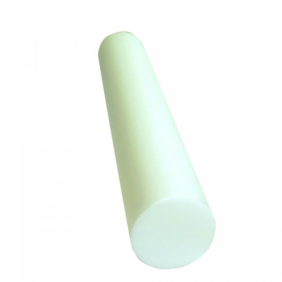 Fabrication Enterprises CanDo Round Therapy Foam Roller, White, 6 X 36 ...