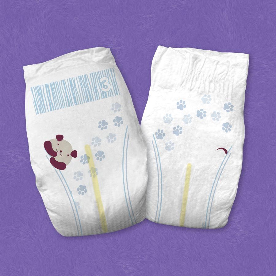 Cuties Complete Care Baby Diapers, Unisex, Size 3 (16 to 28 Lbs ...