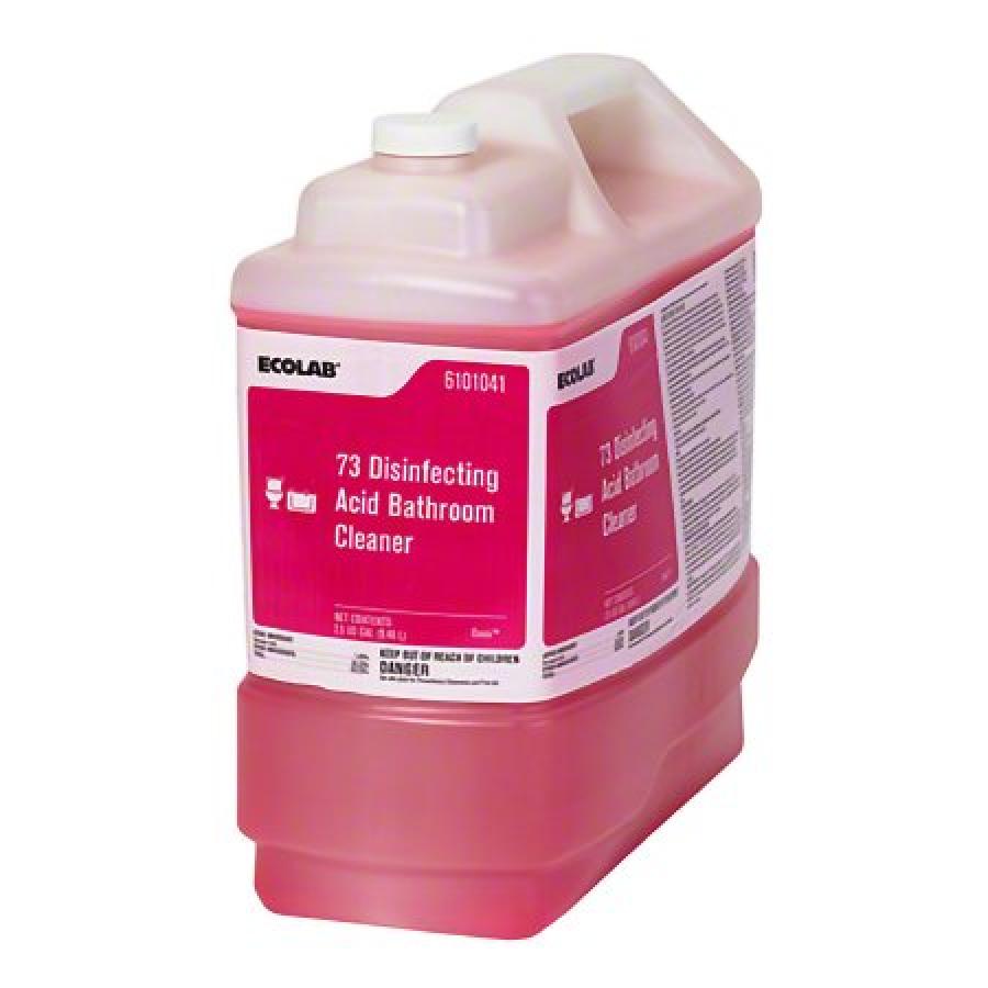 Ecolab 73 Disinfecting Acid Bathroom Cleaner, 2.5 gal., Non-Sterile ...