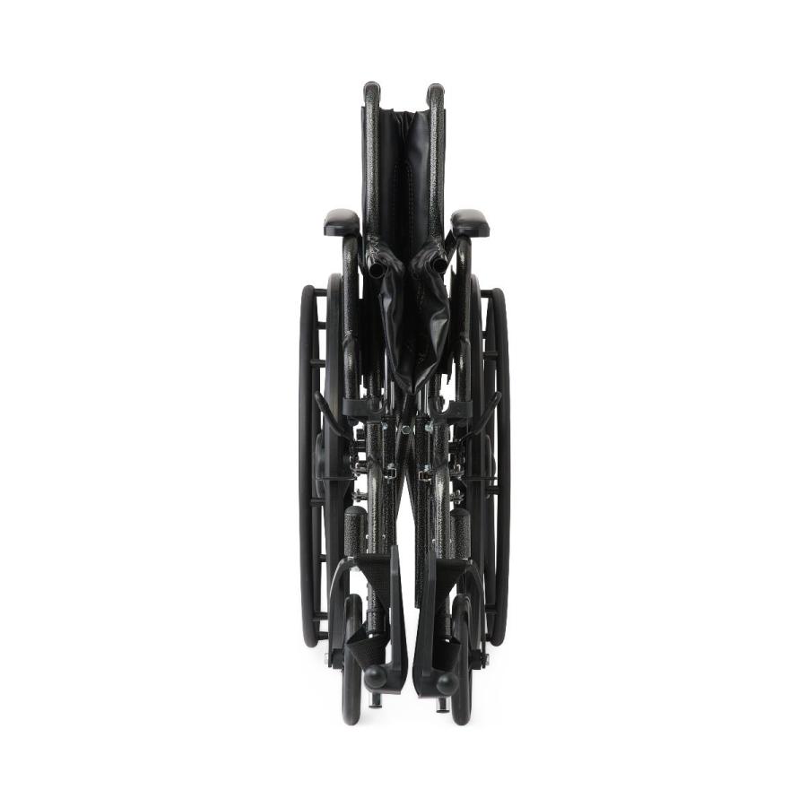 Medline Guardian K1 Wheelchair, Black, Swing-Back Desk-Length Armrests ...