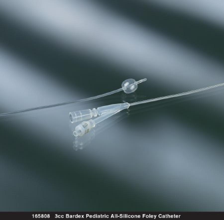 BD Bard Foley Catheter, Sterile, 2-Way, 10 FR, 3 cc Balloon, Silicone ...
