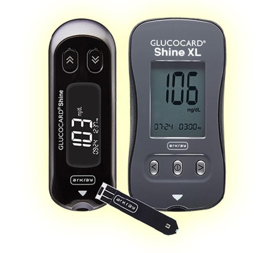 ARKRAY GLUCOCARD Shine Blood Glucose Monitoring System, Includes: Meter ...