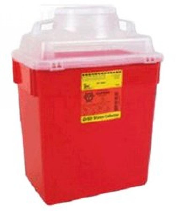 BD Multi-purpose Sharps Container, 17-1/2 H X 12-4/5 W X 8-4/5 D In ...