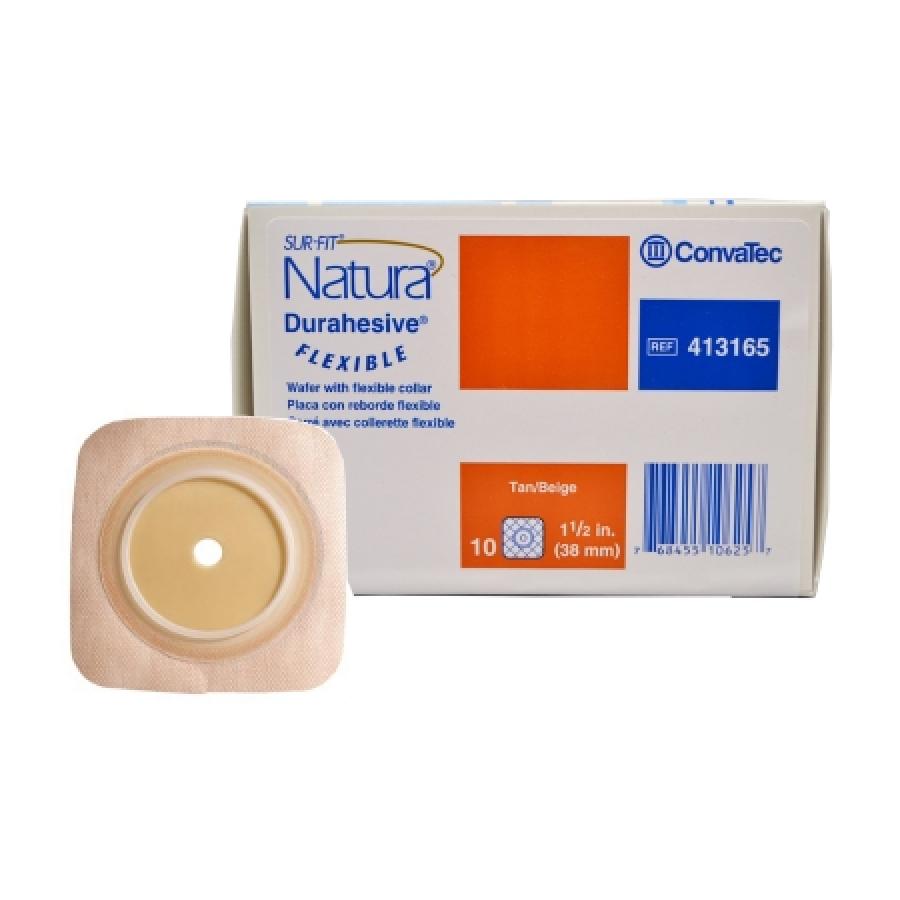 Sur-Fit Natura Durahesive Ostomy Barrier, Trim to Fit, Extended Wear ...