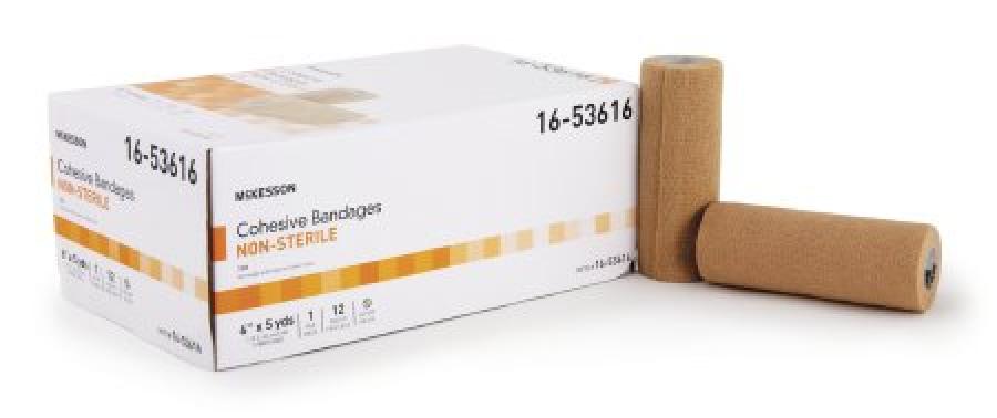 McKesson Self-adherent Closure Cohesive Bandages, 6 Inches x 5 Yards ...