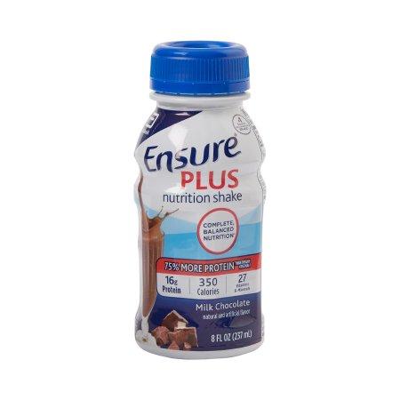 Ensure Plus Nutrition Shake, Milk Chocolate, 8 ounce Bottle, Ready to ...