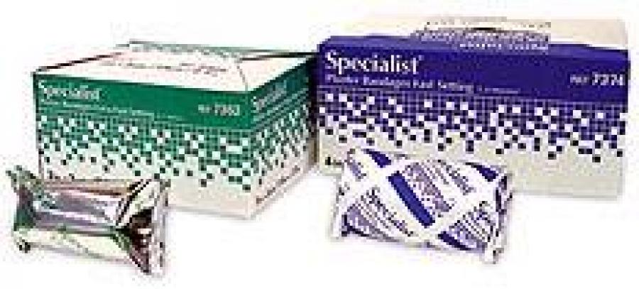 BSN Medical Specialist Plaster Splint, White, Plaster of Paris, 4 x 15 ...