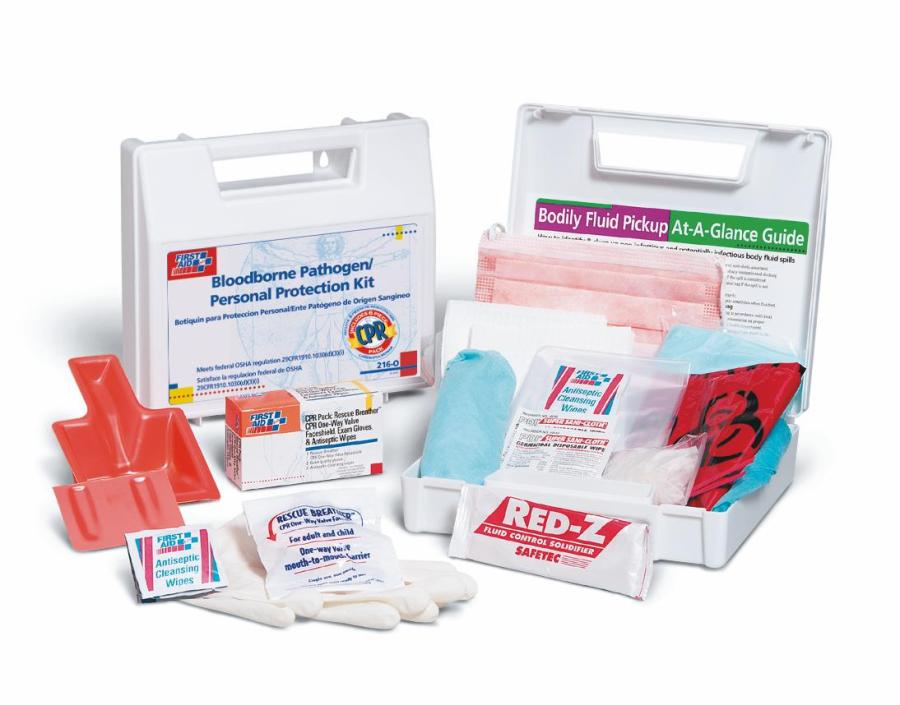 Medline First Aid and Blood-Borne Pathogen Kit , 12 Pieces, 1 Count, # ...