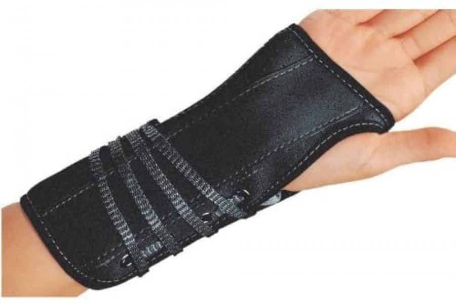 ProCare Wrist Brace, Left Hand, Large, Black, 7-1/2 to 8-1/2 Inch Wrist ...
