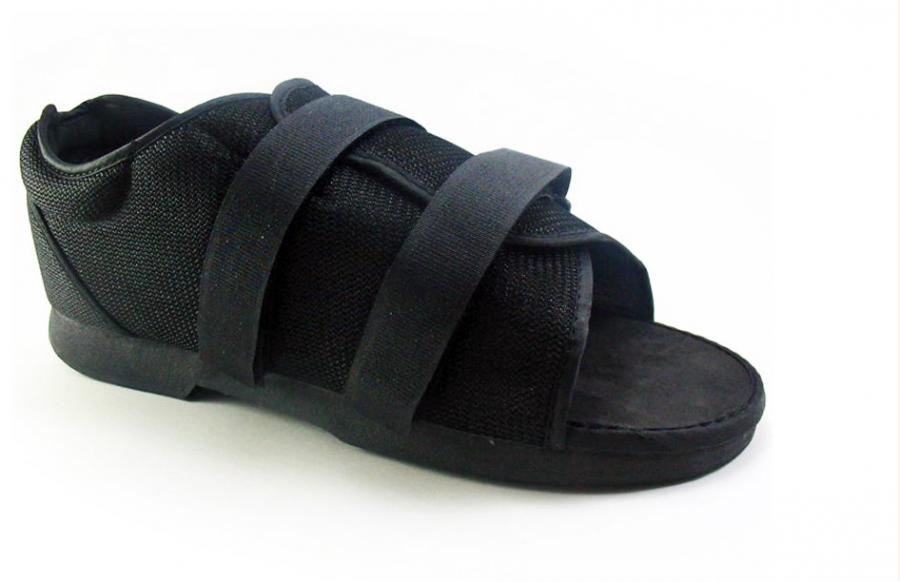 Darco International Post-Op Shoe, Classic Black, Hook and Loop Closure ...