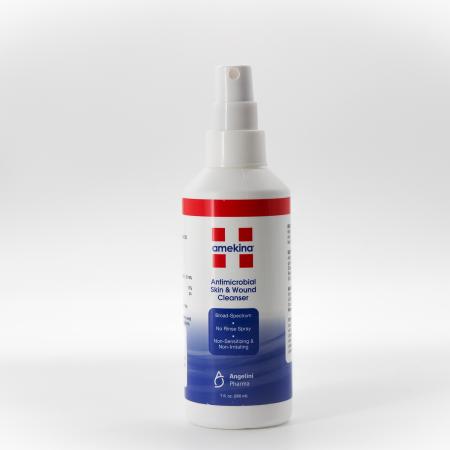 Amekina Antimicrobial Skin and Wound Spray, 200mL, Modified Sodium ...